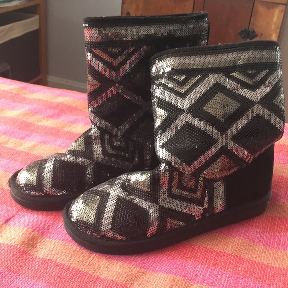 Justice | Shoes | Justice Sequins Boots | Poshmark